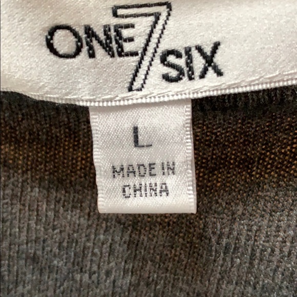 One 7 Six | Sweaters | One 7 Six Short Sleeve Gray Cardigan Sweater ...